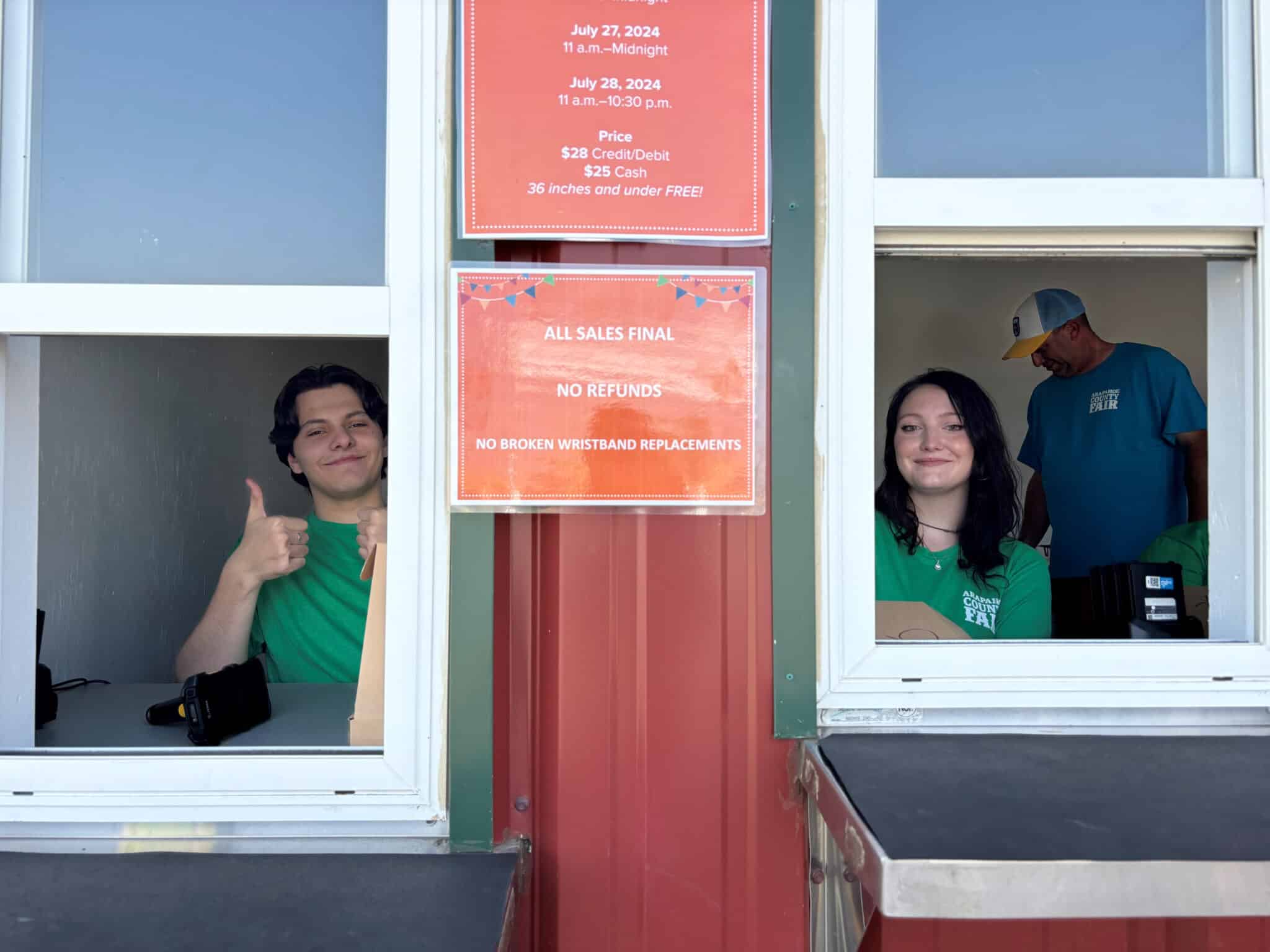 2nd Year Staffing the Ticket Booth at the Arapahoe County Fair! - J ...